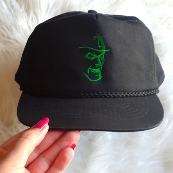 Vintage | Accessories | Rare 9s Vtg Black Riddler Snapback | Poshmark